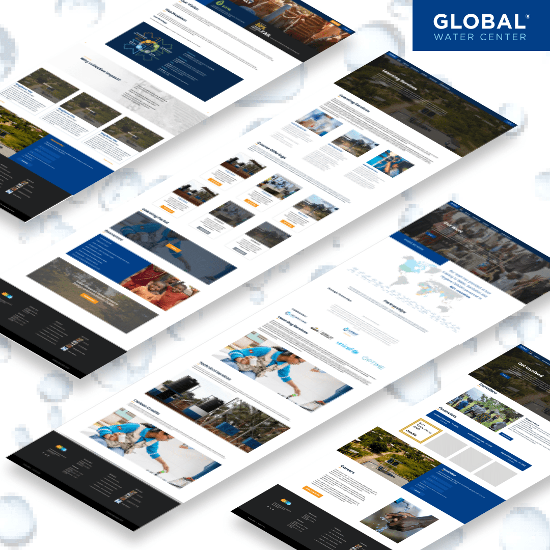 Global Water Center Website Design - MOJOE