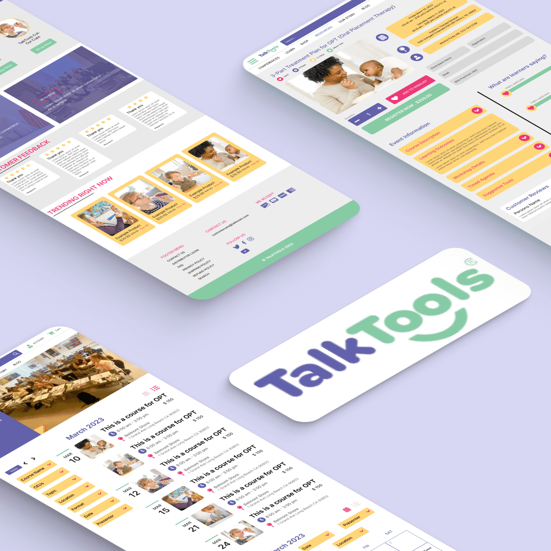 TalkTools Website Design - MOJOE